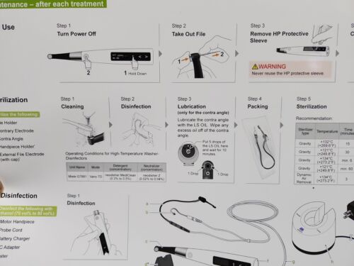 J Morita Tri Auto ZX2 Cordless Handpiece + Built-In Apex Locator 1 Yr ...