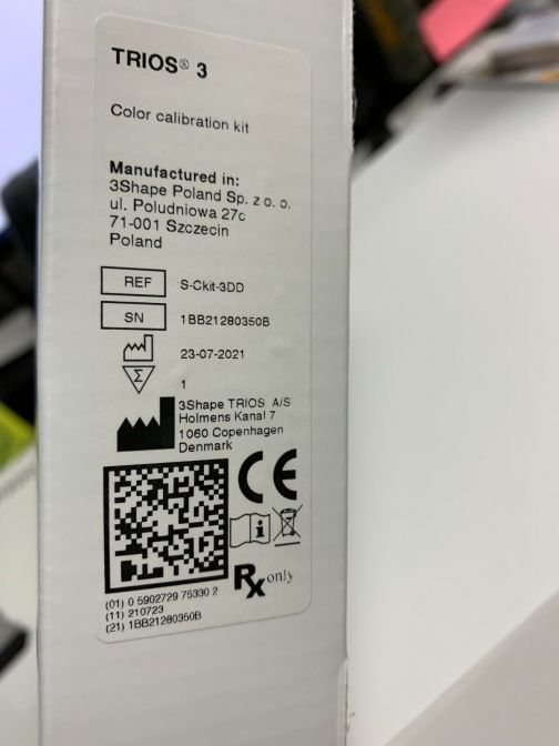 3 shape trios 3 Color Calibration Kit – GotaHaveItDental