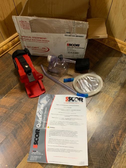 SSCOR QUICKDRAW® Alkaline Battery Powered Suction Unit – 2403 ...