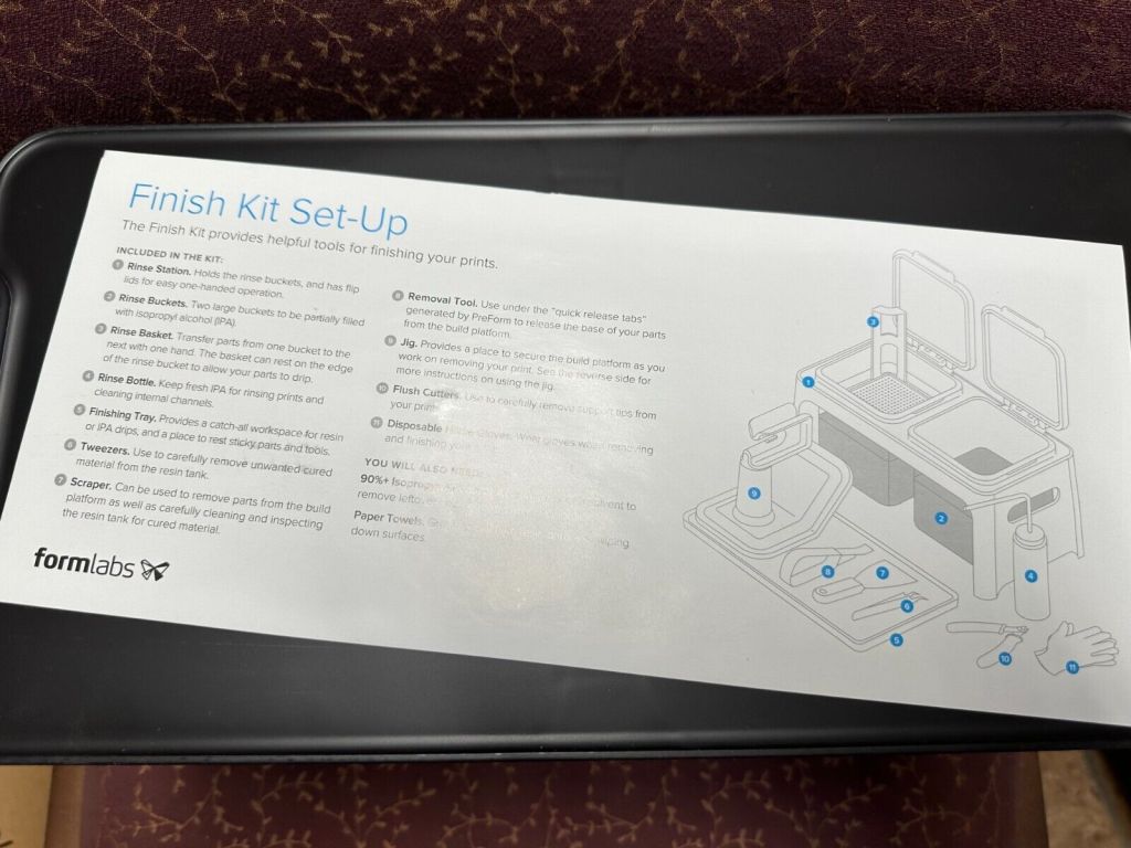 Formlabs Form 2 Finish Kit – GotaHaveItDental