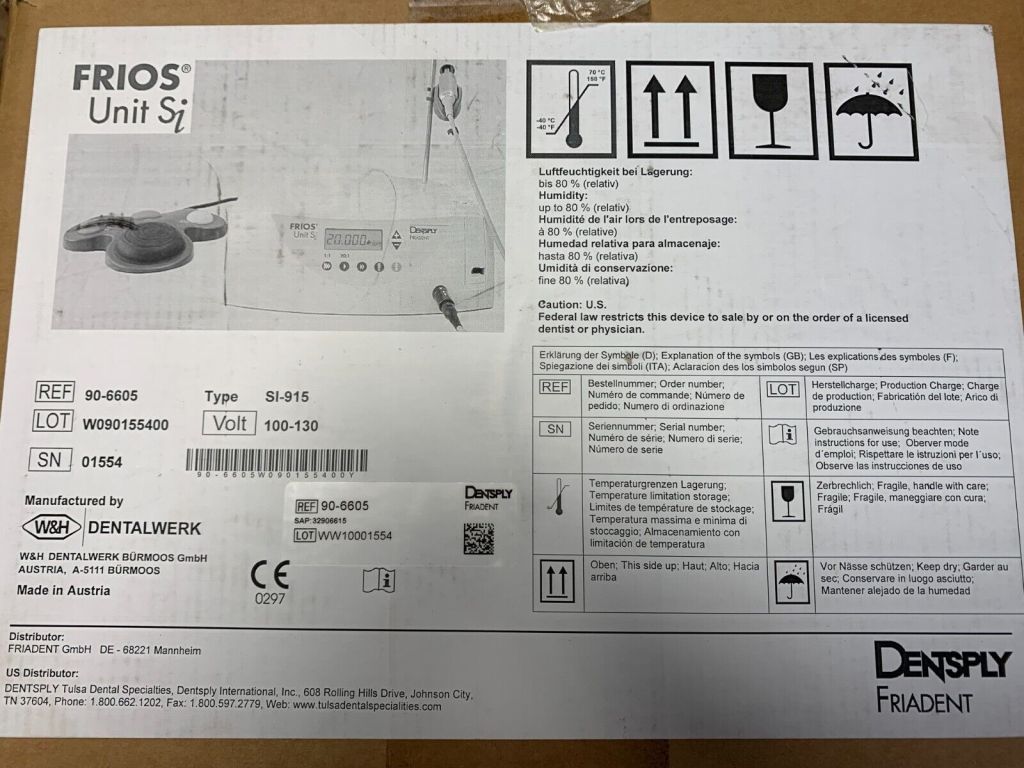 Dentsply Friadent Frios Unit Si Implant System 90-6605 – GotaHaveItDental