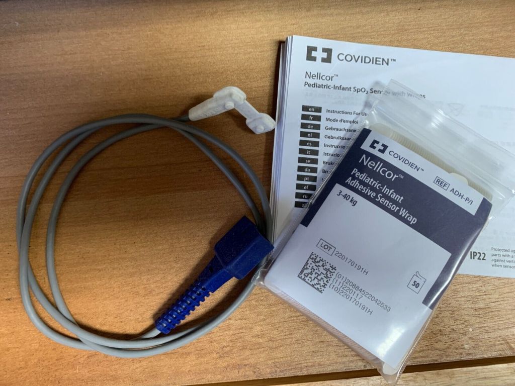 REPLACEMENT SENSOR FOR COVIDIEN NELLCOR OXI-P/I pediatric-Infant ...