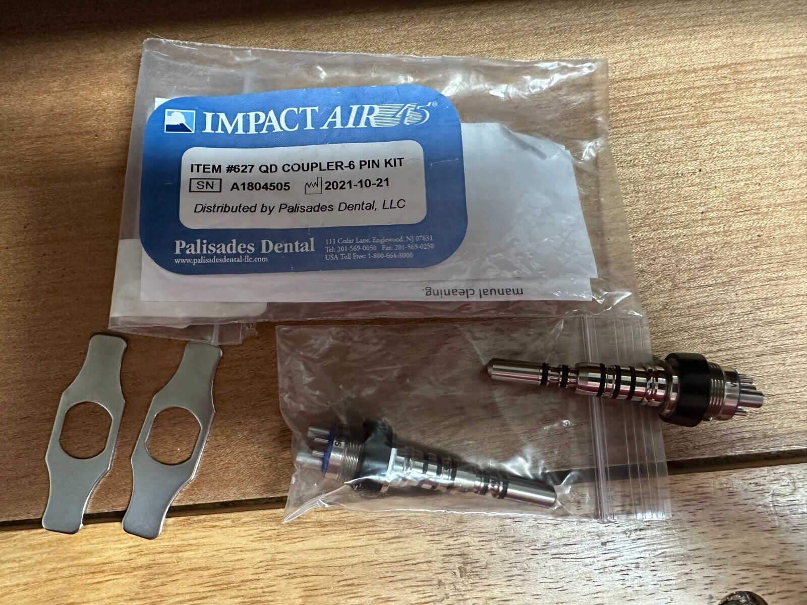 Impact Air 45 #627 QD Coupler 6 Pin Kit Lot of 2 – GotaHaveItDental