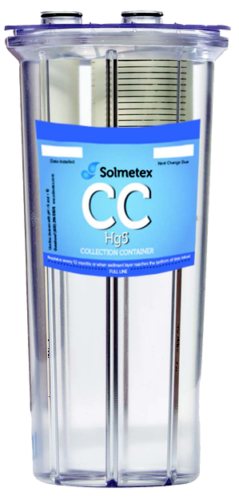 SOLMETEX Hg5 Collection Container with Recycle Kit Amalgam Separator ...