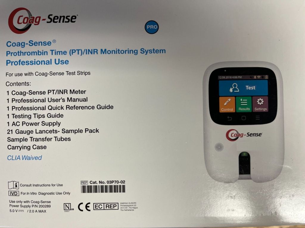 Coag-Sense PT/INR Monitoring Meter with charger – GotaHaveItDental