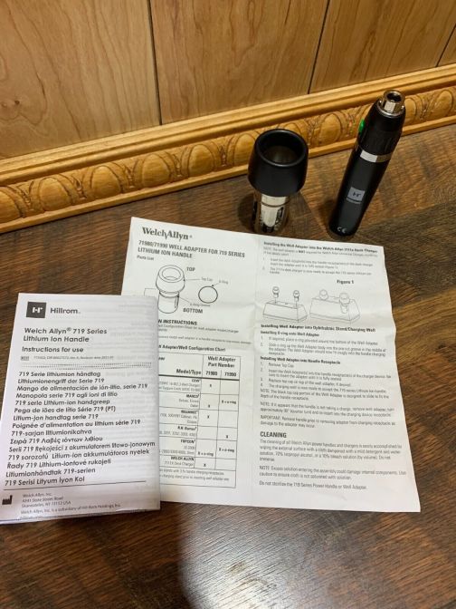 Welch Allyn 71900-USB Lithium Ion Rechargeable Instrument Handle 901087 ...