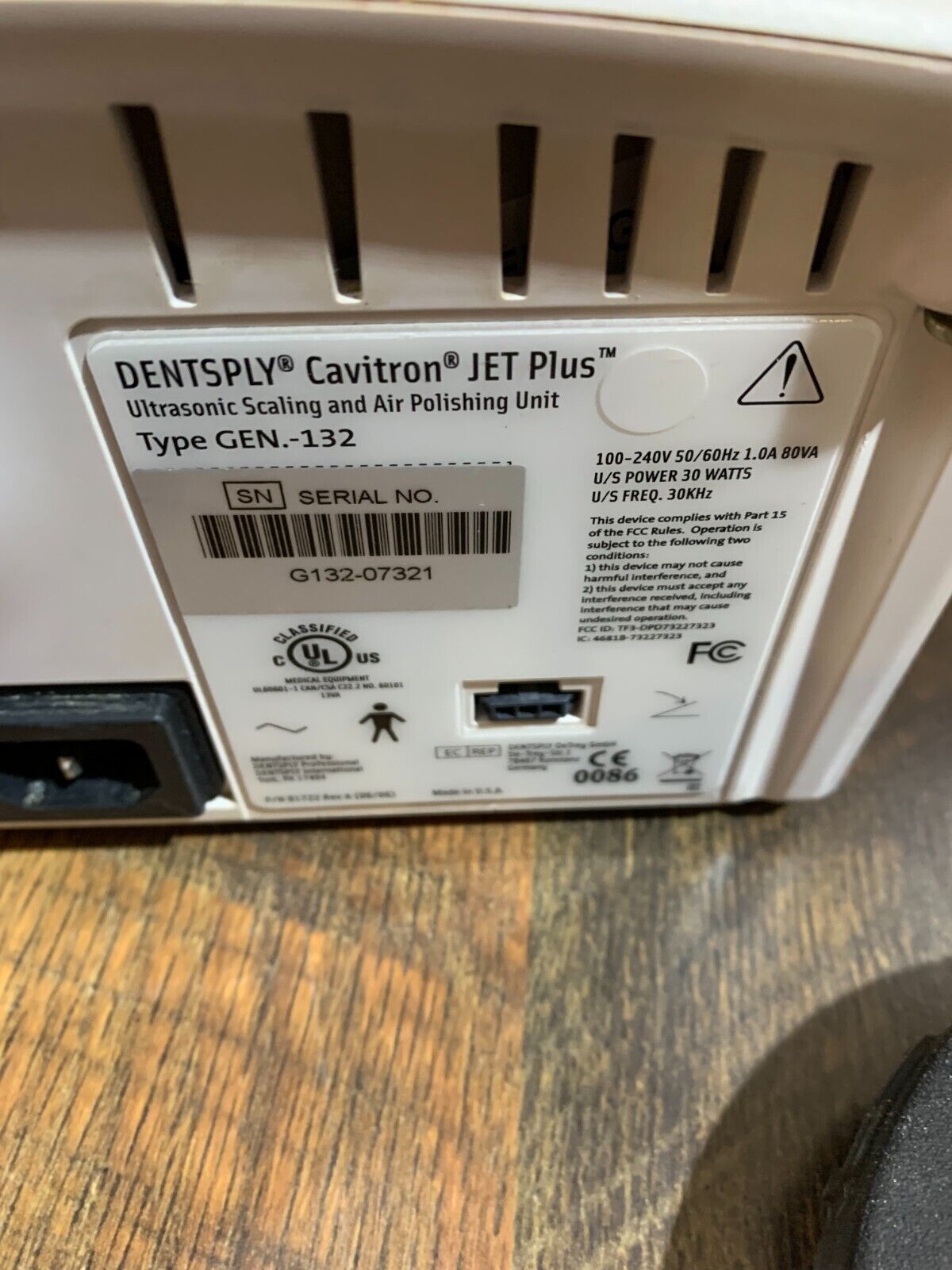 Dentsply Cavitron Jet Plus Ultrasonic Scaling & Air Polishing Unit Gen ...