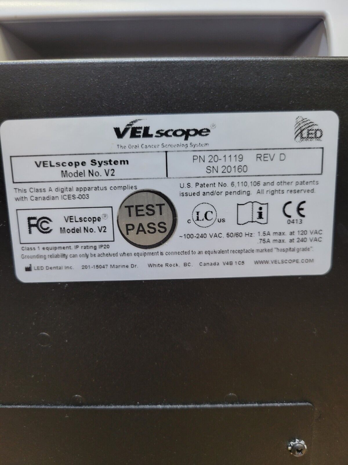 VelSCOPE VX Wireless Hand-held SCOPE + Accessories – GotaHaveItDental