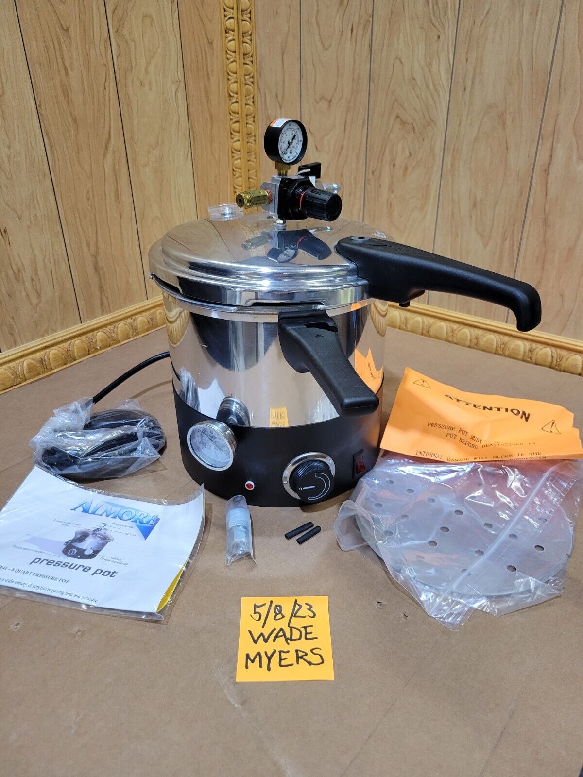 (NEW) ALMORE PNEUMATIC 8-QT PRESSURE POT – GotaHaveItDental