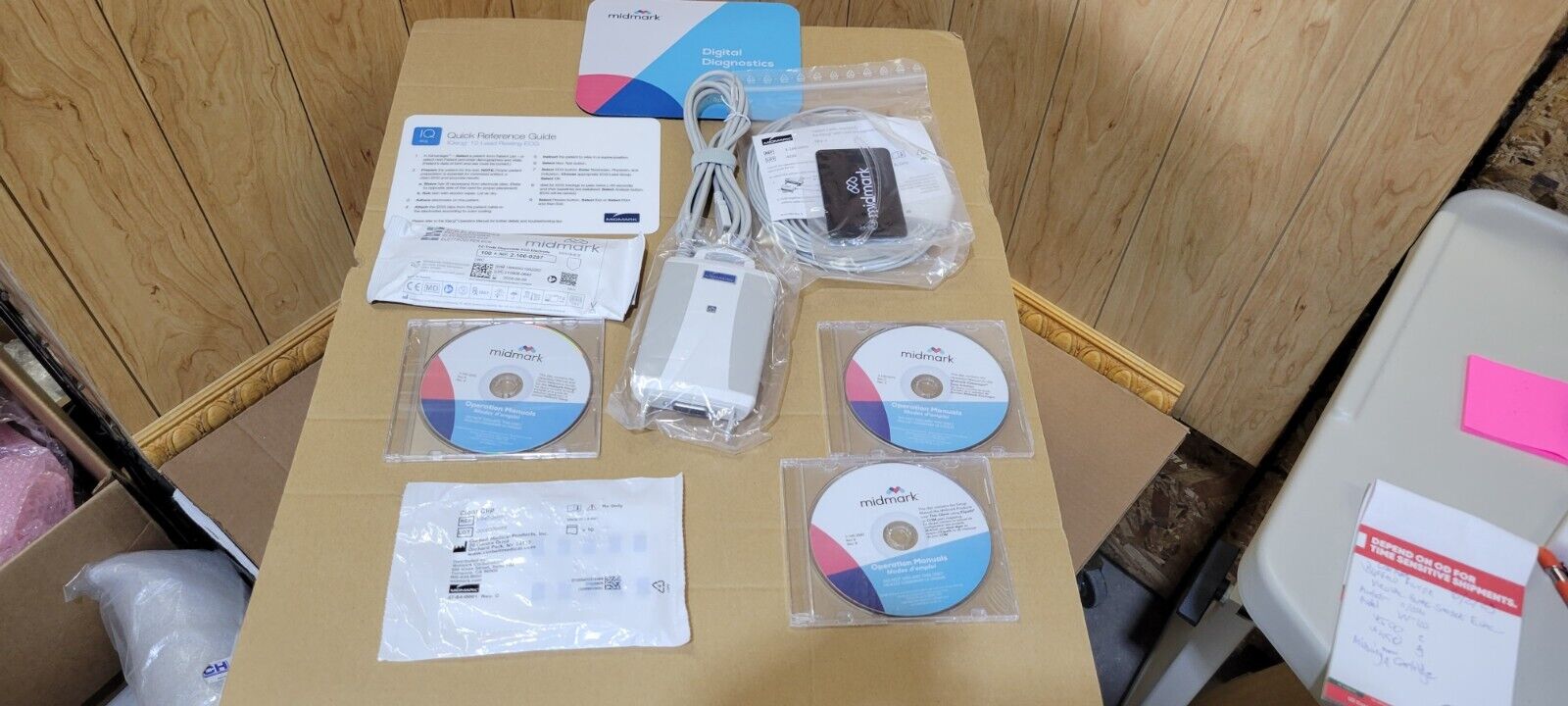 Midmark IQecg Digital IQ ECG Medical New Style 1-100-1330 (Mfg Date 11/ ...