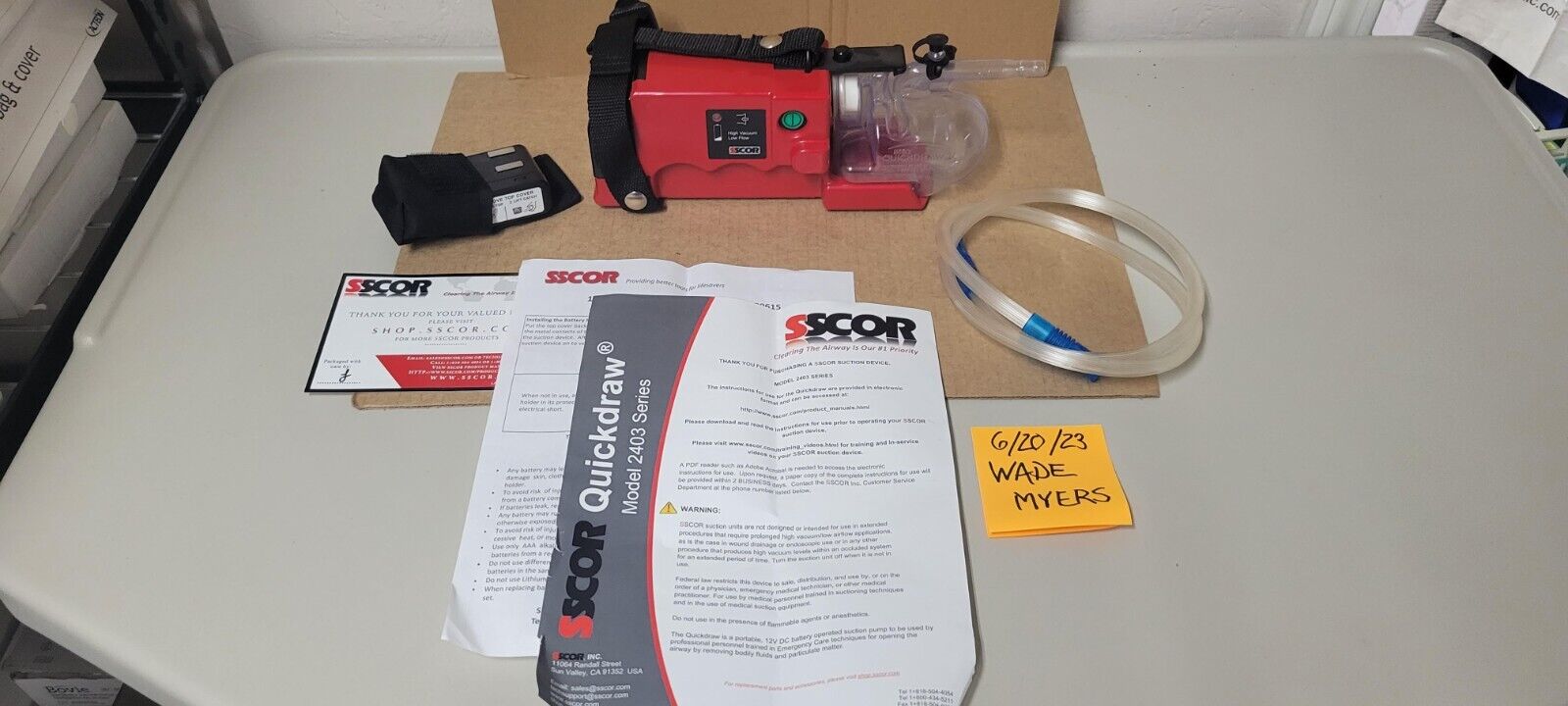 SSCOR QUICK DRAW 2403 Portable Suction Unit – GotaHaveItDental