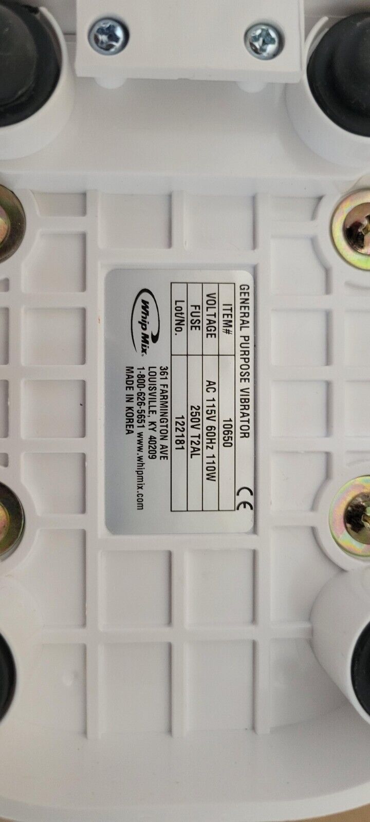 Whip Mix GENERAL PURPOSE VIBRATOR #10650 – GotaHaveItDental