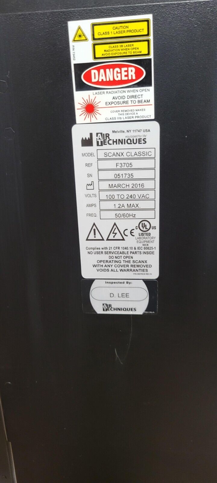 (REFURBISHED) ScanX CLASSIC Digital Imaging Scanner F3705 ...