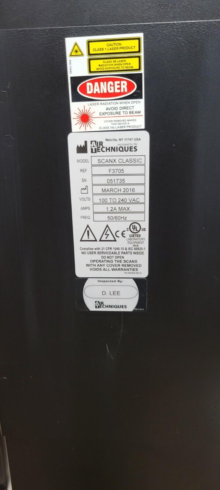 (REFURBISHED) ScanX CLASSIC Digital Imaging Scanner F3705 ...