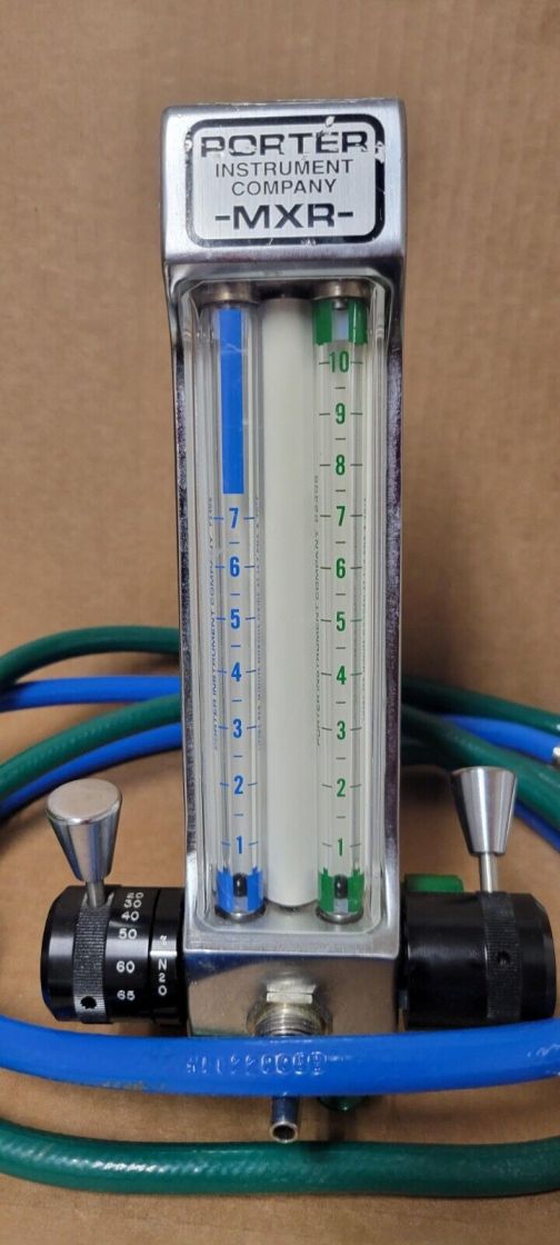 (Pre-owned) Porter MXR-2000 FLOW METER w/ Wall Mount + Hoses ...