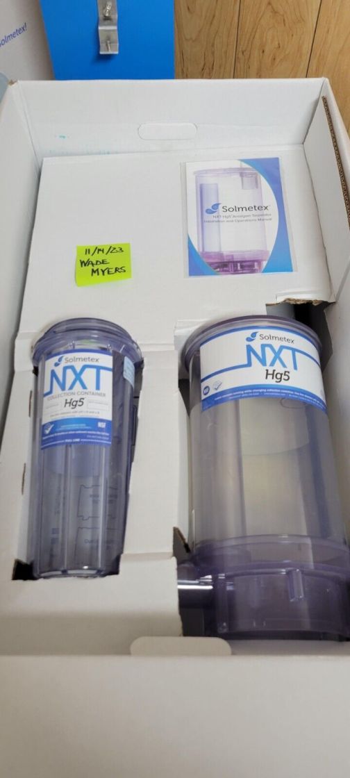 (NEW/In-box) SOLMETEX NXT HG5 001 + 002 Amalgam Separator KIT ...