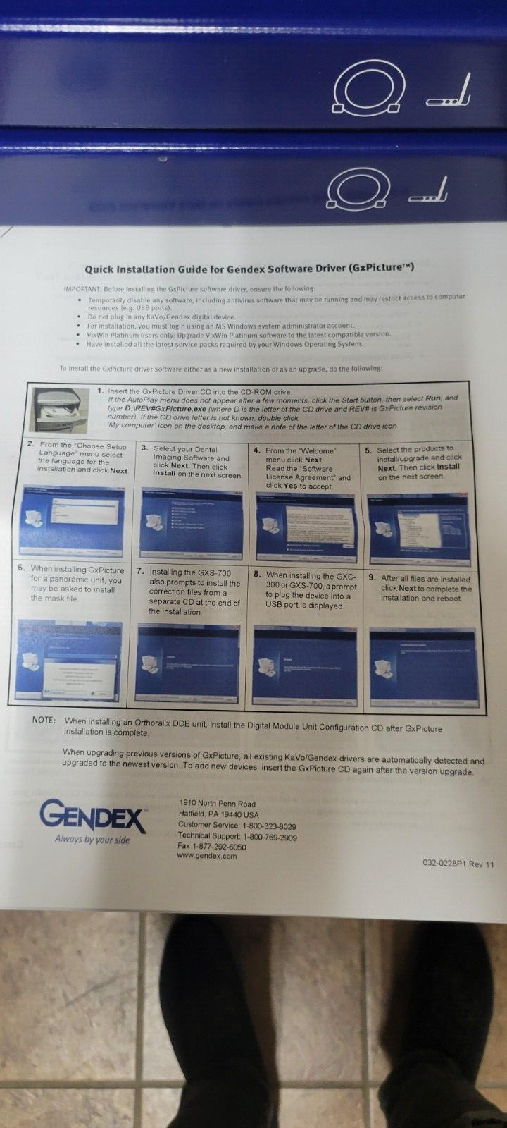 Gendex S-770 Sensor Positioning System + Calibration CD / 02.12.24 ...